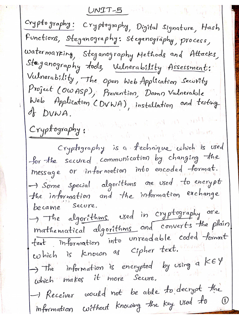 Eh Unit 5 | PDF | Encryption | Cryptography