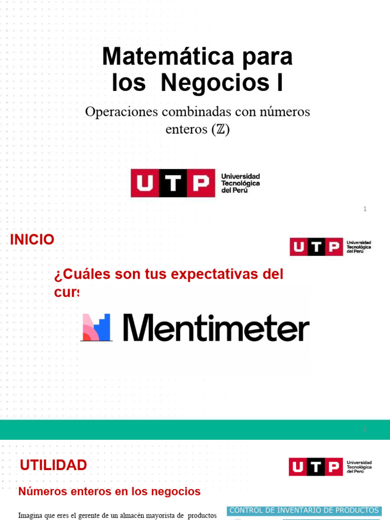 S01 - s01 - Operaciones Combinadas Con Números Enteros - GEIJYC | PDF ...