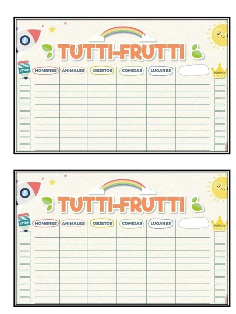 Tuti Fruti | PDF
