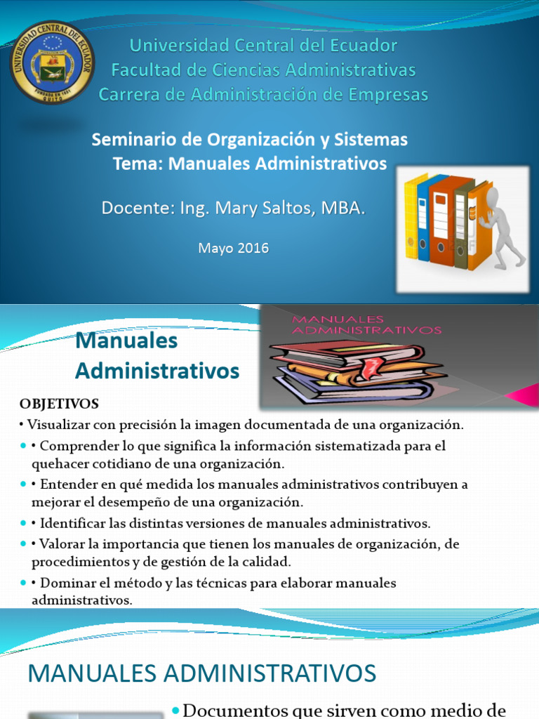 Manuales Administrativos: Guía Completa | PDF | Gestión de la calidad