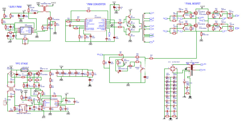Full Bridge SMPS Circuit Diagram | PDF