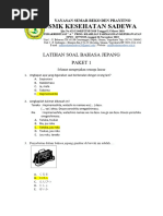 Soal - JFT - Basic - A2 - Bab1-10 - Lengkap Salinan Salinan | PDF