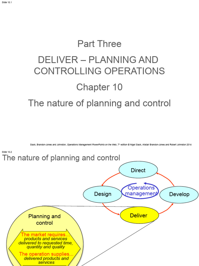 CHAPTER 10 SLIDES OPS BOOK (2) | PDF | Operations Management ...