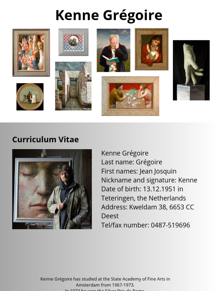 Art of Kenne Grégoire | PDF