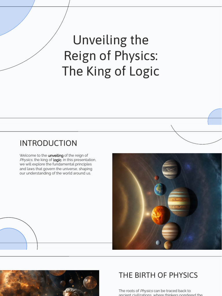 The Reign of Physics: King of Logic | PDF