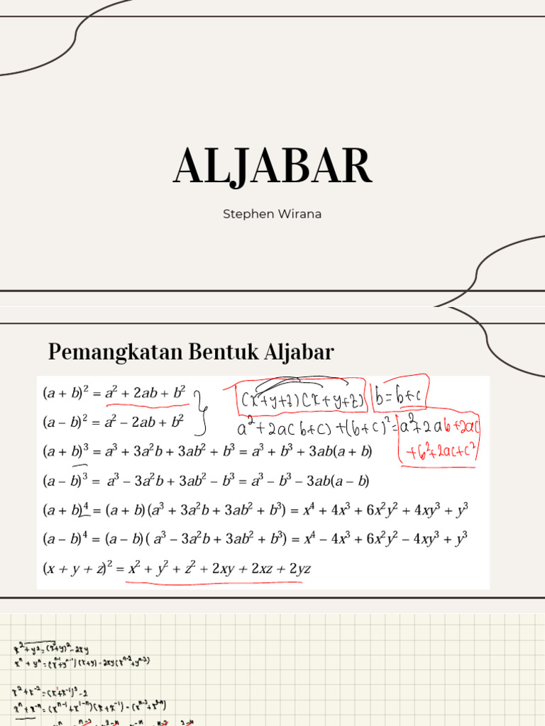Aljabar | PDF