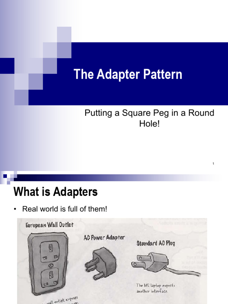 8-Adapter - Facade | PDF | Class (Computer Programming) | Interface (Computing)