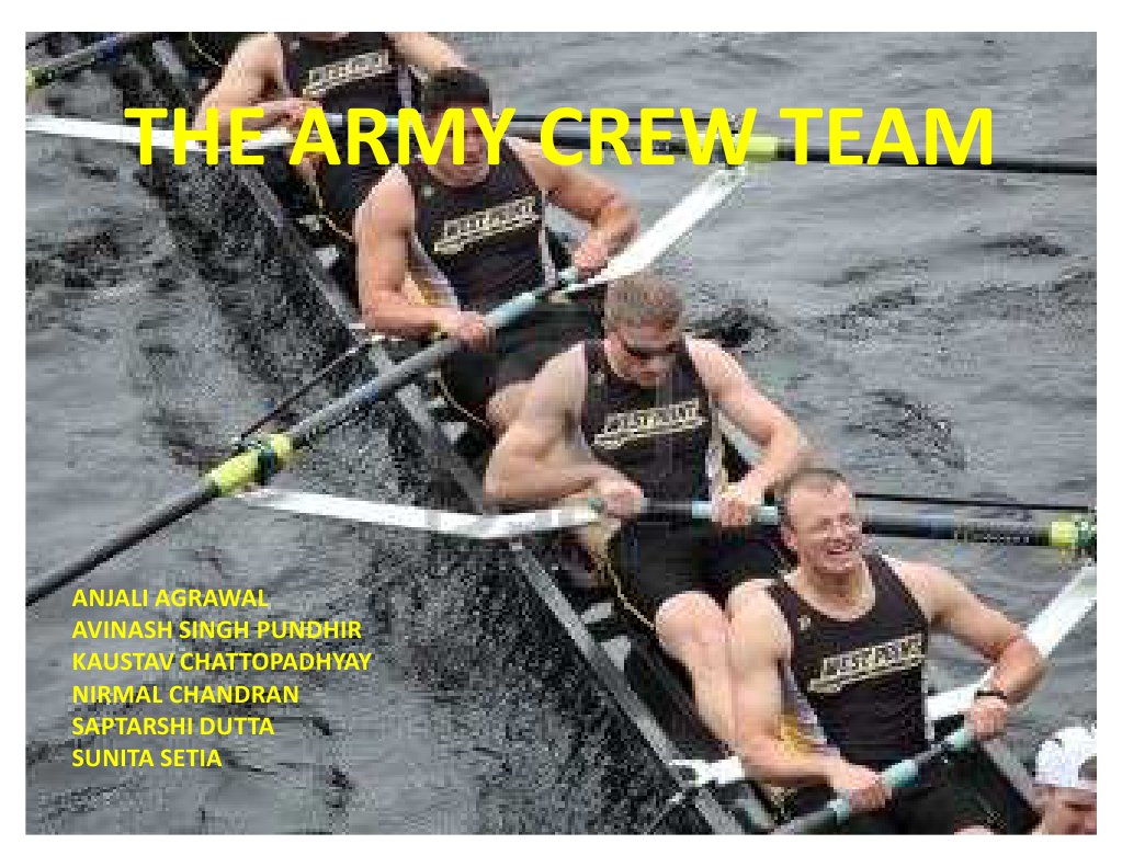 Army Crew Team Overview | PDF | Technology & Engineering