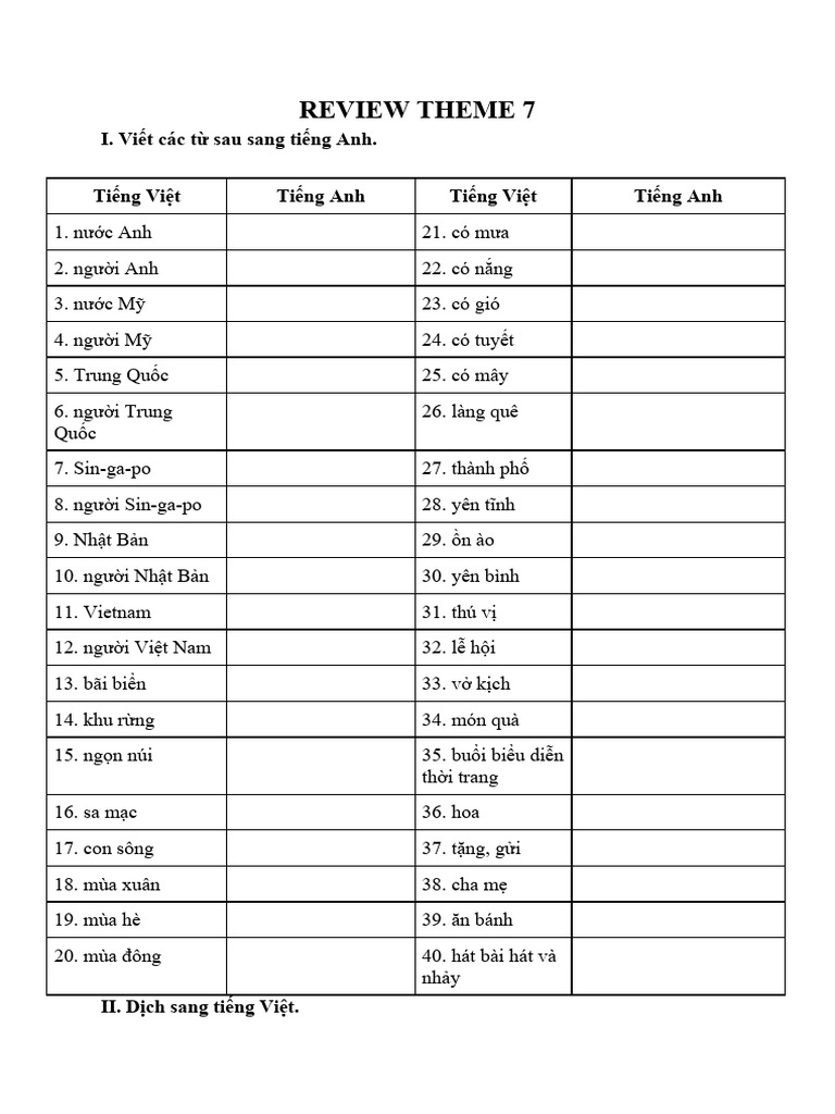 G5 - Review Theme 7 | PDF