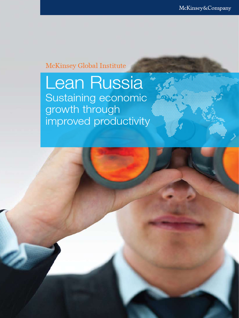 MGI Lean Russia Sustaining Economic Growth Full Report (2009) | PDF ...