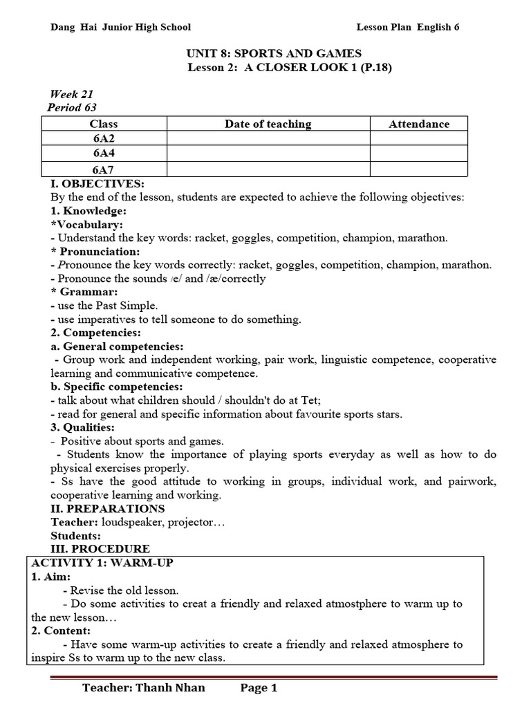 G6- Week 21- period 63- unit 8 -lesson 2 | PDF | Vocabulary | Cognitive ...