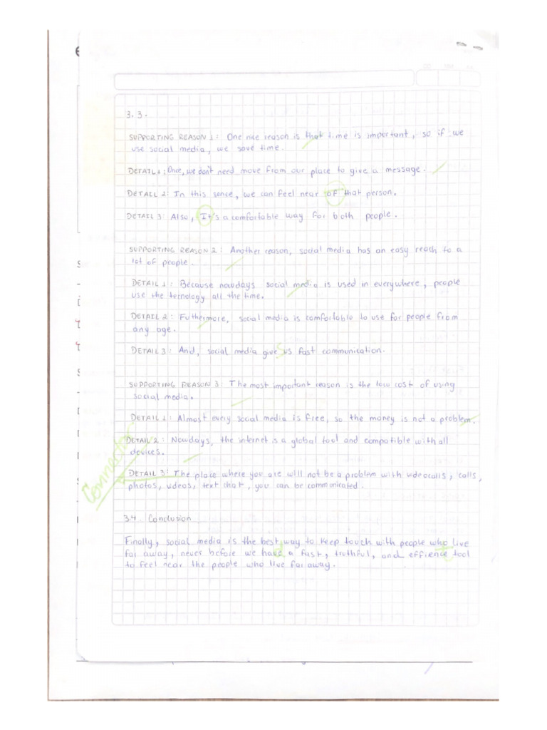 Writing Practice # 2 g10 | PDF