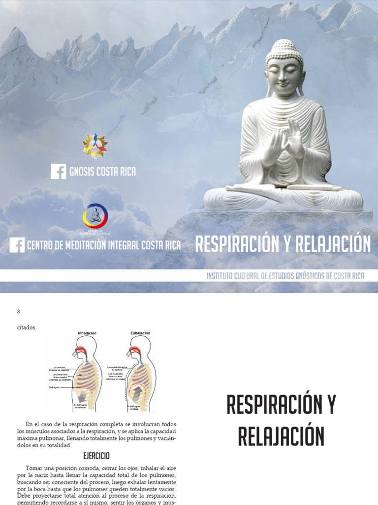 Respiración y Relajación | PDF | Respiración | Meditación