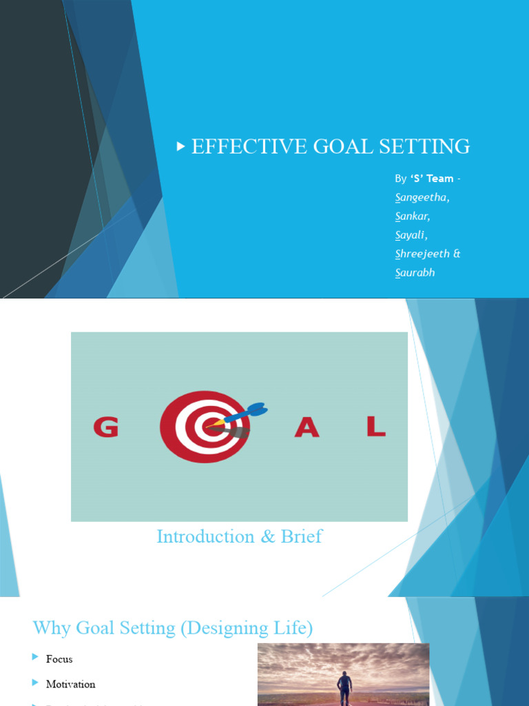 Effective Goal Setting Strategies | PDF | Goal | Goal Setting