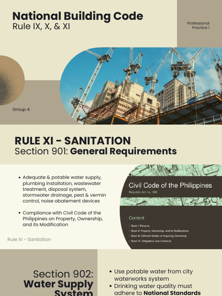PROF PRAC - RULE 9 11 - GROUP 3 - Compressed | PDF | Sanitation | Storm Drain
