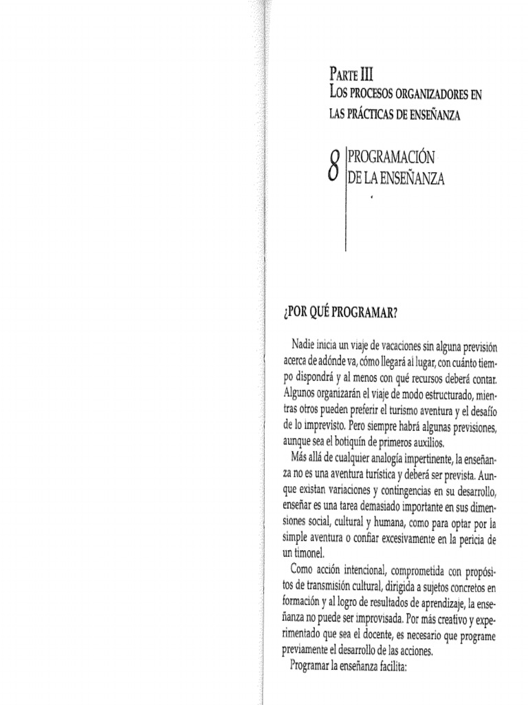 Davini - Métodos de La Enseñanza - Capítulo 8 | PDF