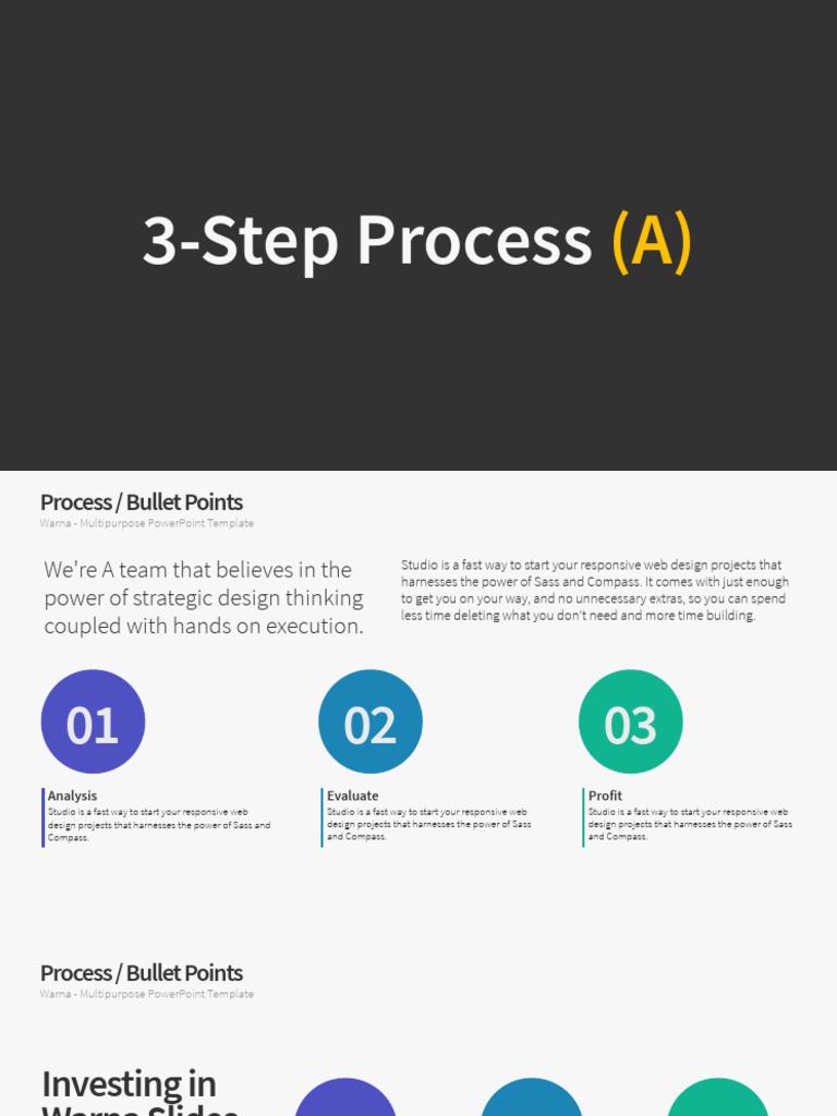 W06A - 3 Steps (A) | PDF | Microsoft Power Point | Design