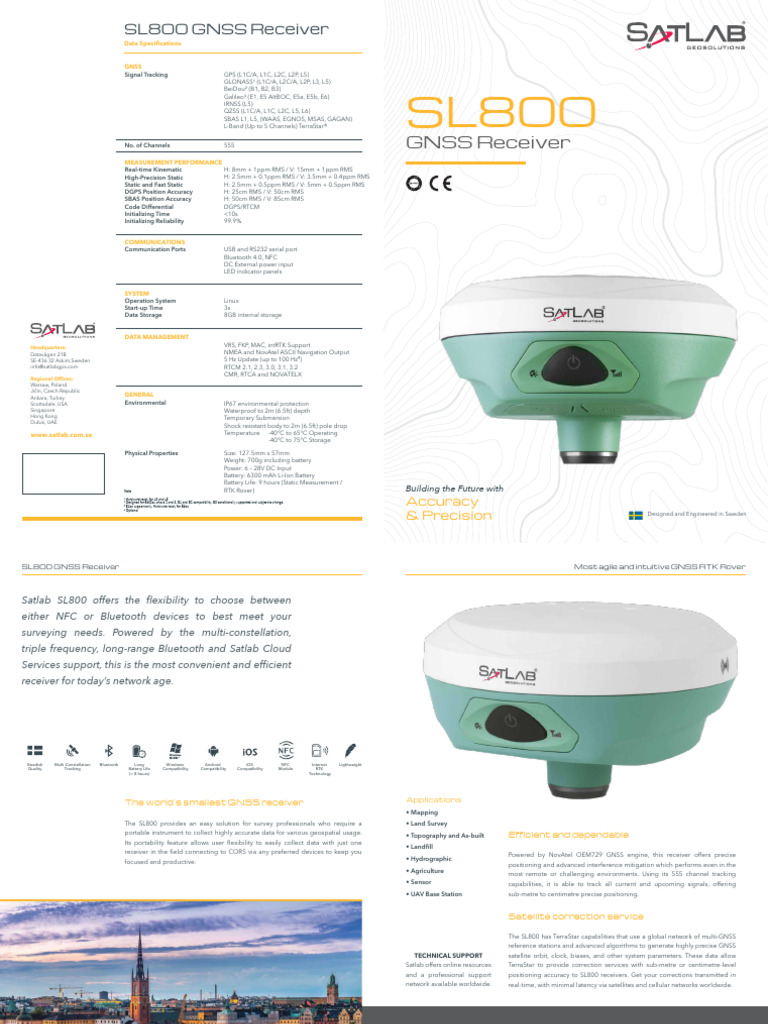 SL800 Compressed | PDF | Surveying | Computing