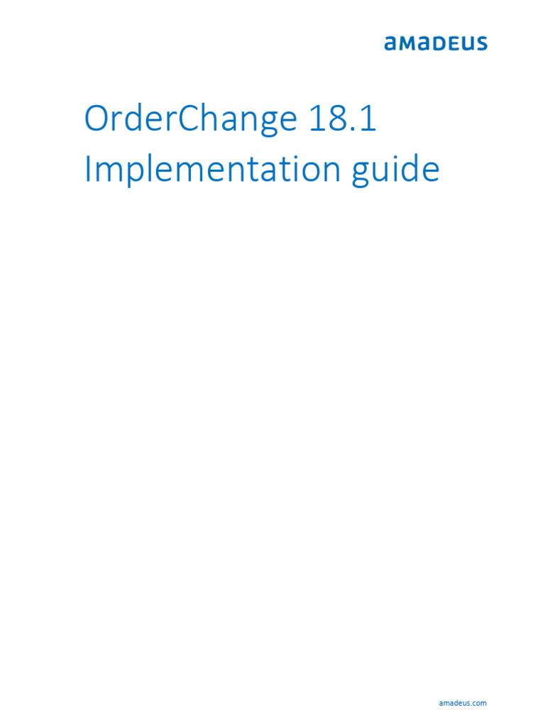 8 OrderChange 18.1 Implementation Guide-V15 | PDF | Computer Science ...