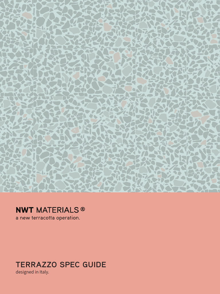 NWT-Terrazzo-Tiles-Spec-Guide-1 | PDF | Tile | Countertop