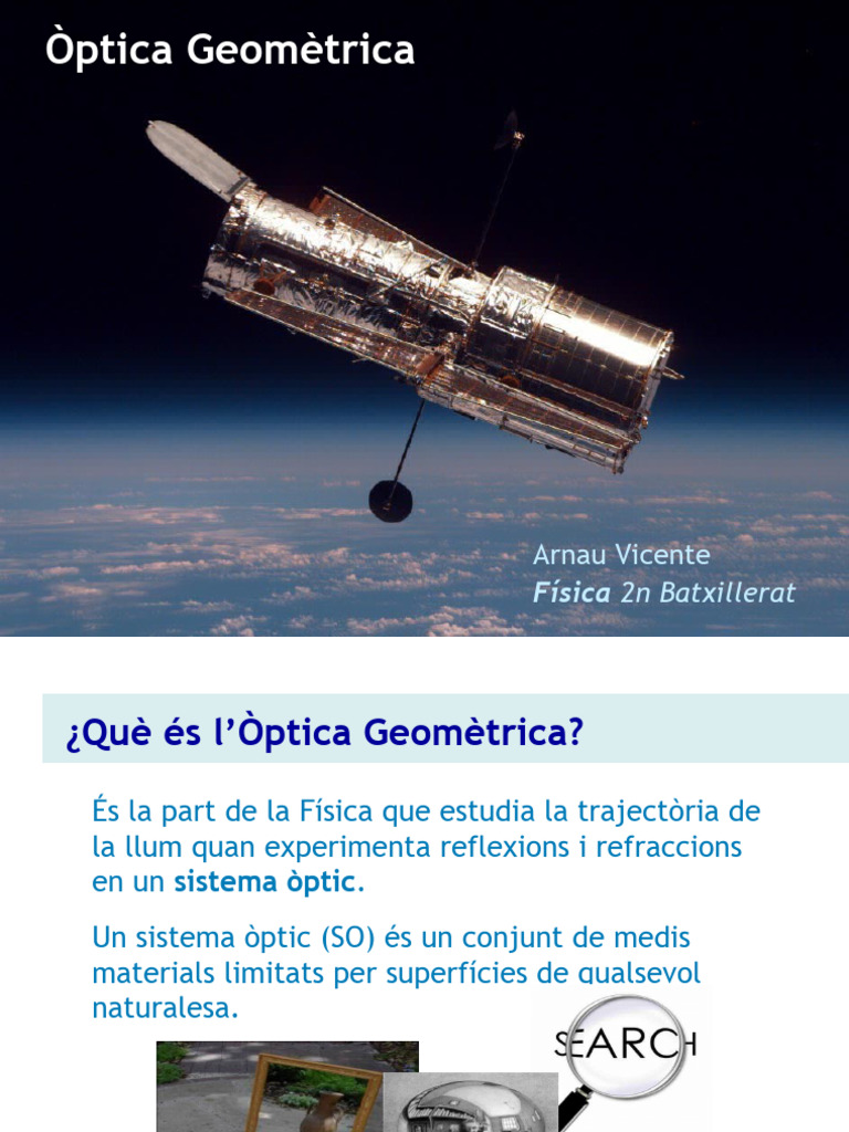 Optica Geometrica | PDF
