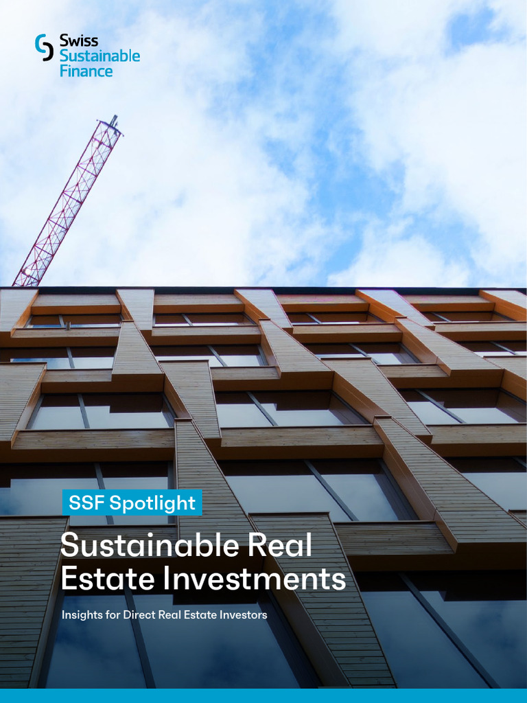 SSF Pub Report Real Estate en Final 1 | PDF | Sustainability | Greenhouse Gas