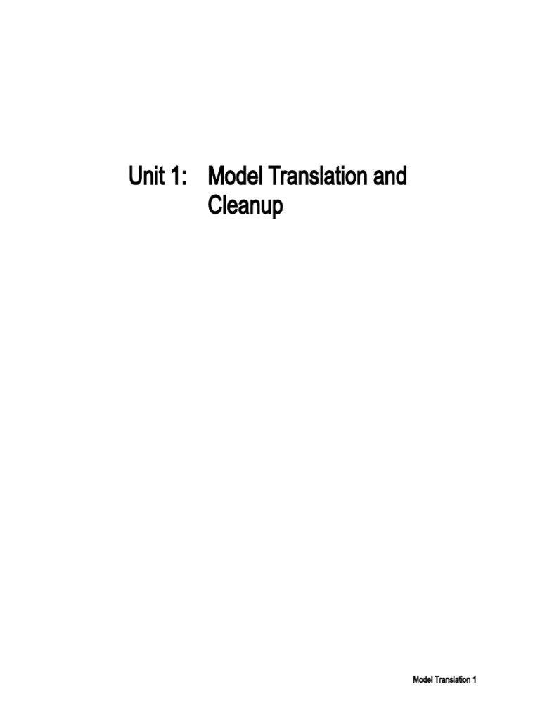 3 09 Model Translation Cleanup | PDF | Statistics | Ratio