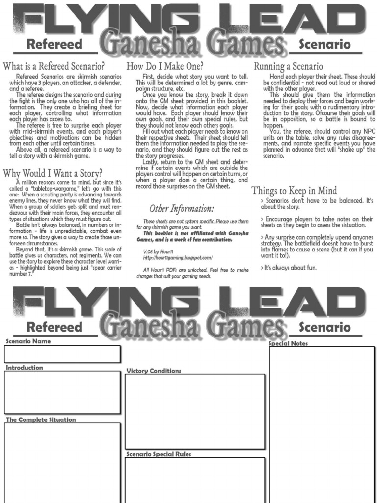 Referred Scenarios Flying Lead | PDF