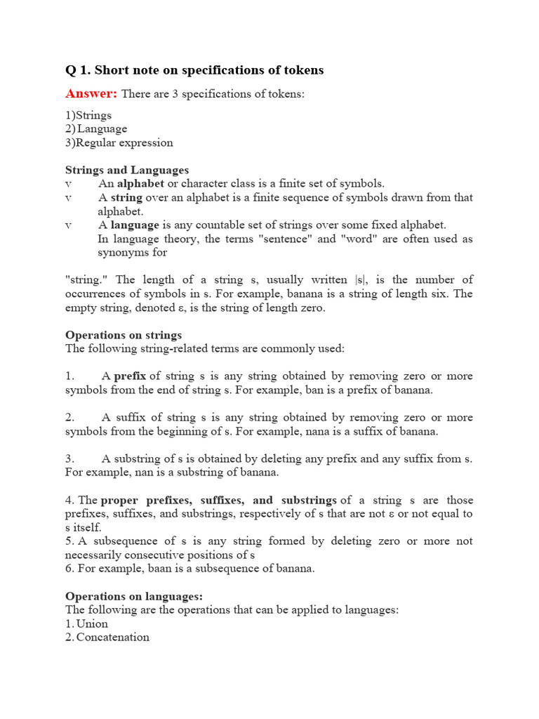 Compiler Design Assignment | PDF | String (Computer Science) | Regular ... Compiler Design Assignment | PDF | String (Computer Science) | Regular ...
