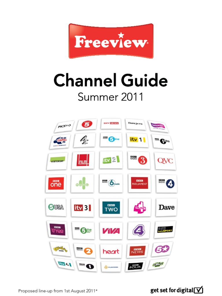 Freeview Channel Guide Summer 2011 | PDF