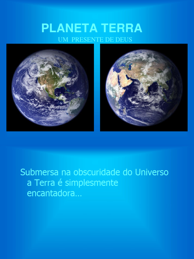 Planeta Terra | PDF | Oceano Atlântico | Satélite