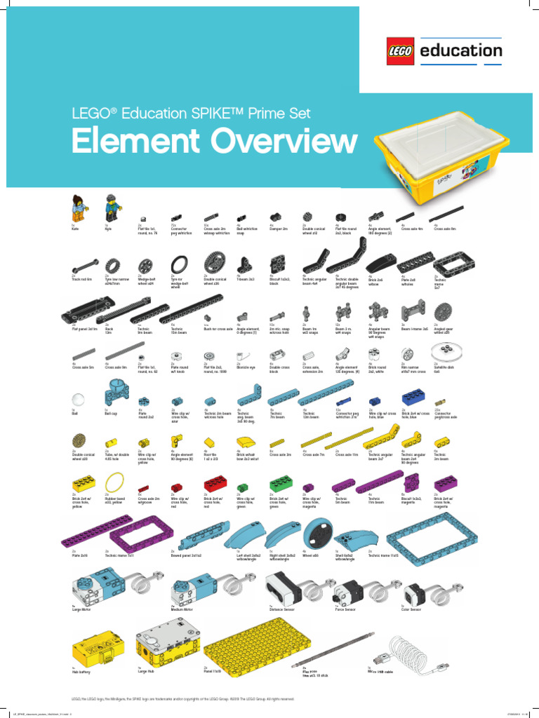 Le Spike Prime Element Overview | PDF | Lego