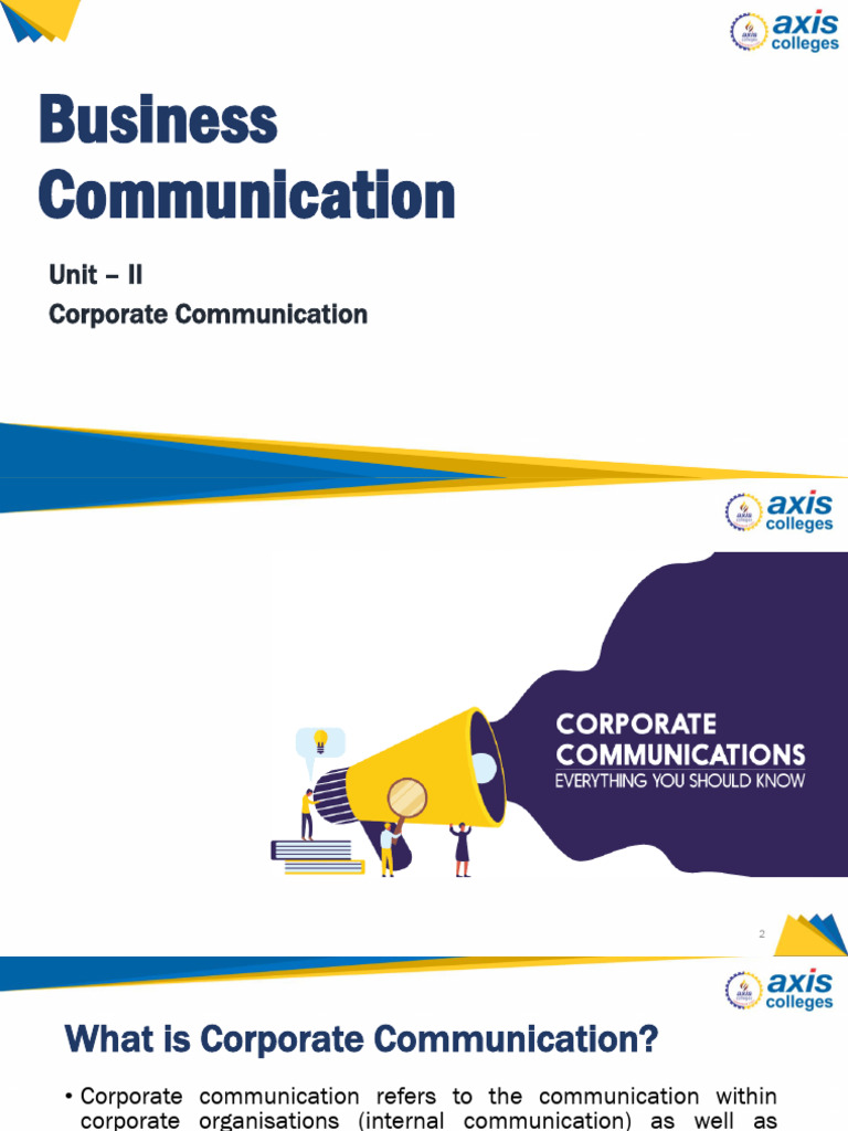 Business Communication Unit 2 Notes | PDF | Communication | Nonverbal ...