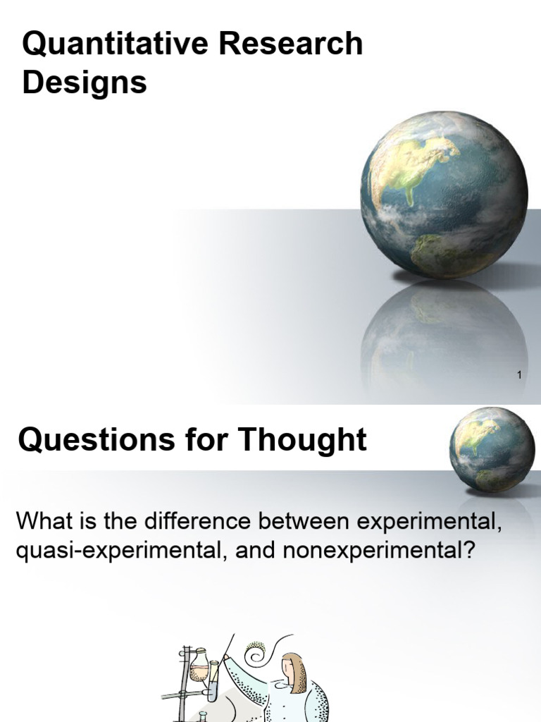 Unit 2 Quantitative Research Design | PDF | Experiment | Design Of ...