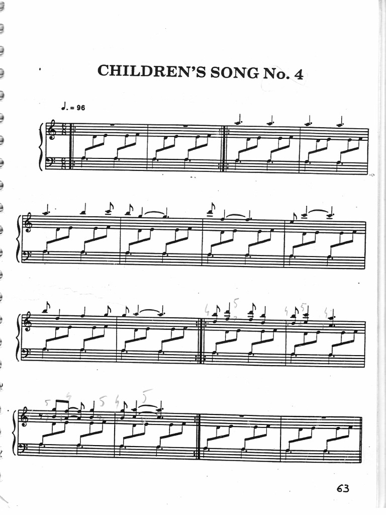 Children's Song 4 | PDF