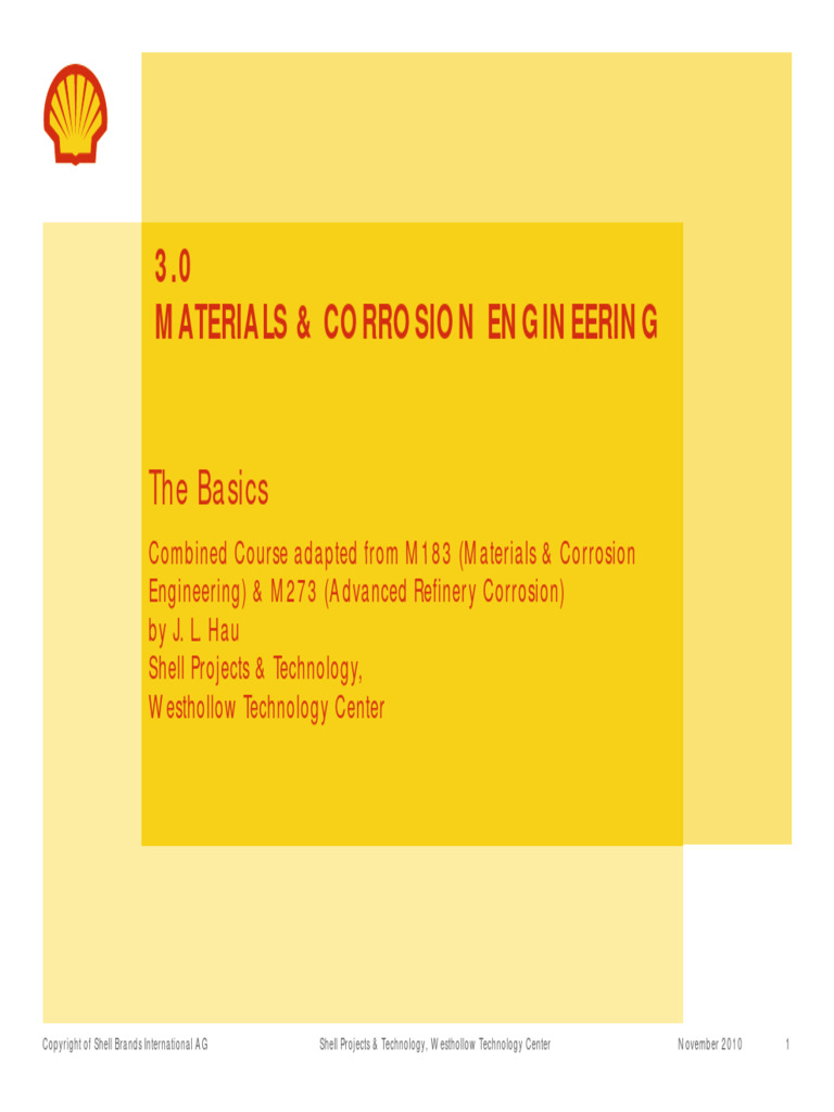 3.0 Materials & Corrosion Engineering | PDF | Corrosion | Stainless Steel