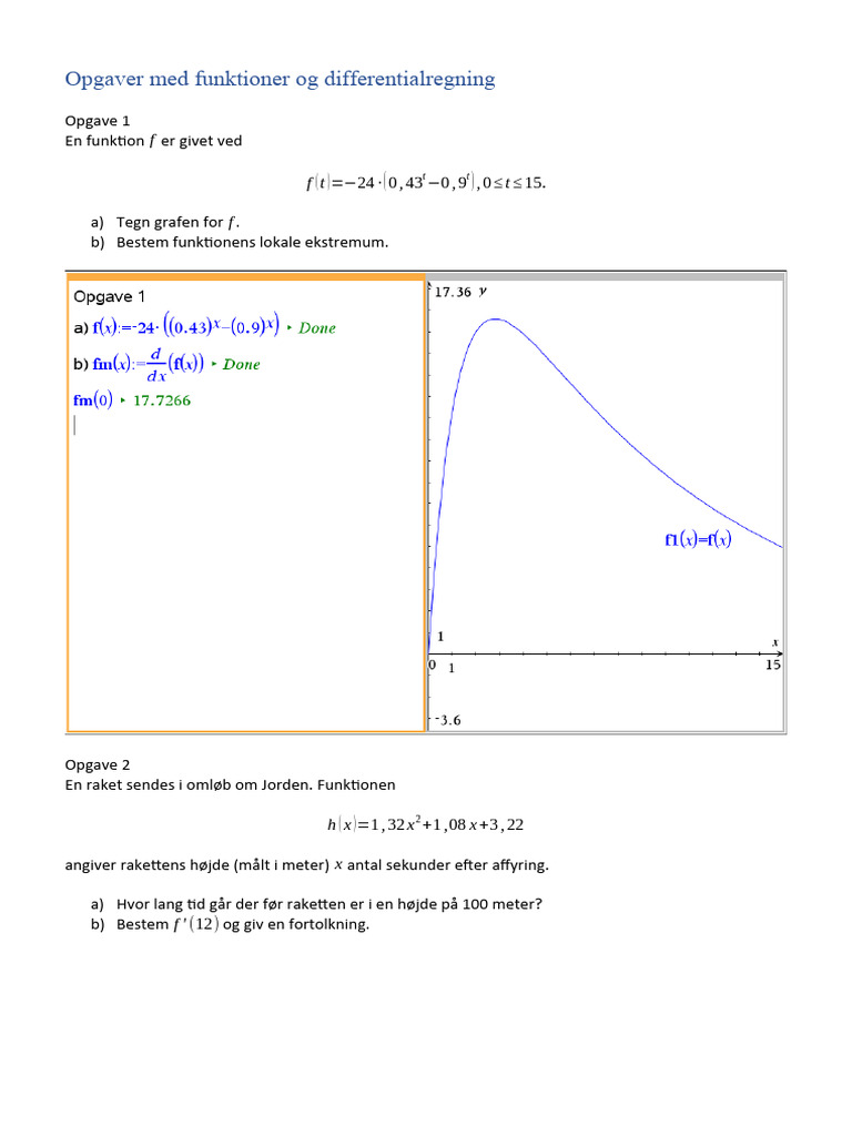 Blandede Opgaver | PDF