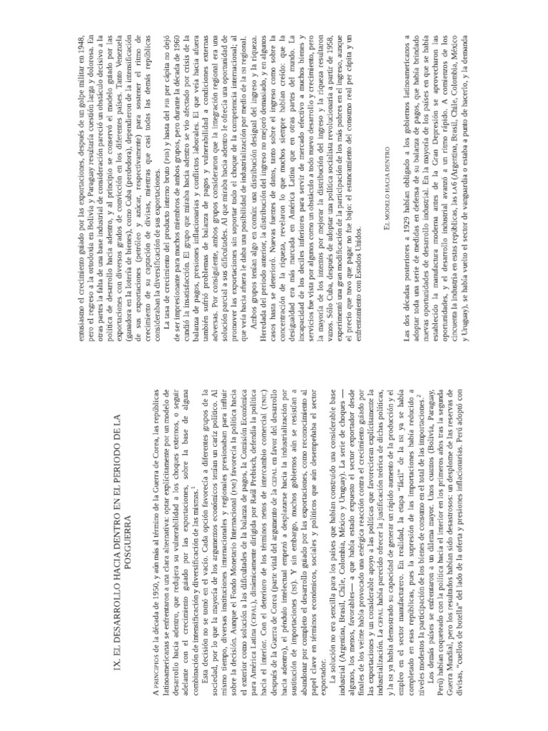 Bulmer Thomas Cap9 | PDF