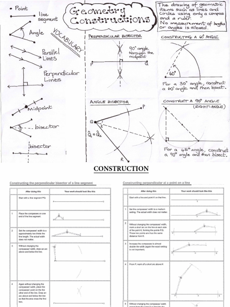 Constructing Geometric Loci and Shapes | PDF