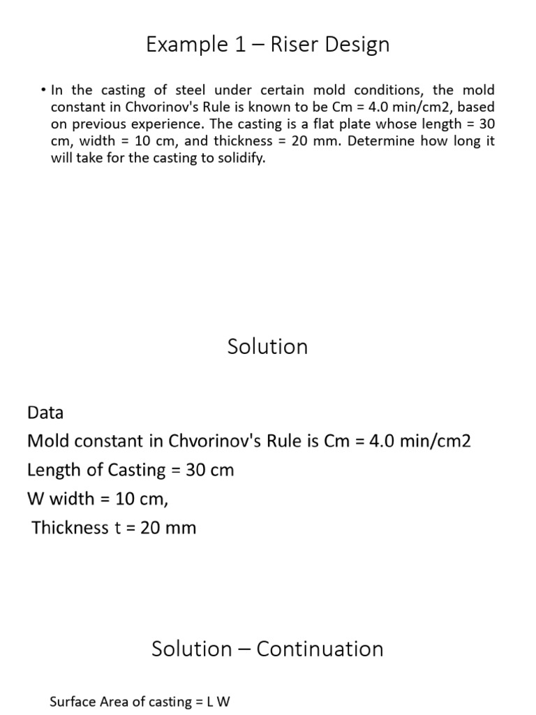 Sample Questions-Casting | PDF | Quantity | Physical Sciences
