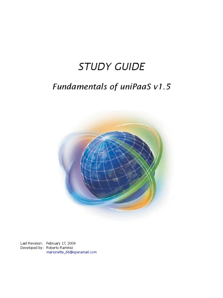 uniPaaSV15 StudyGuide | PDF | Databases | World Wide Web