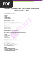 Air Worksheet Class 2 | PDF