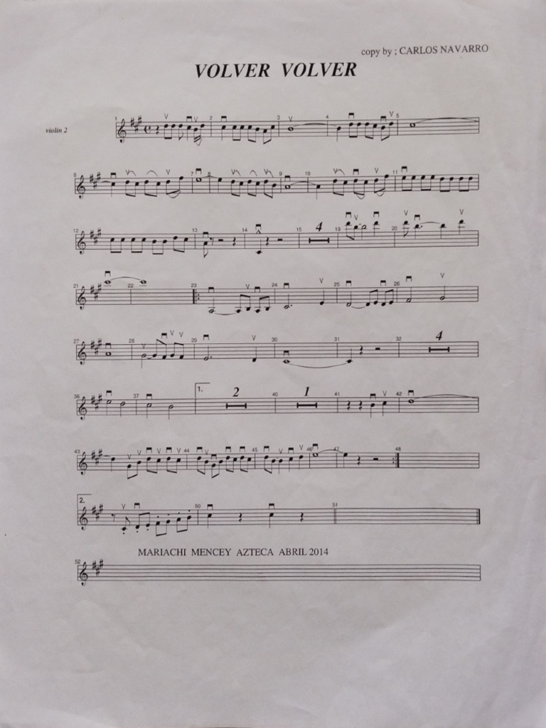 Volver Volver VLN 2 | PDF