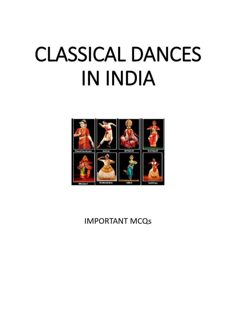 063) MCQ On Classical Dance Form | PDF | Dances | Performing Arts