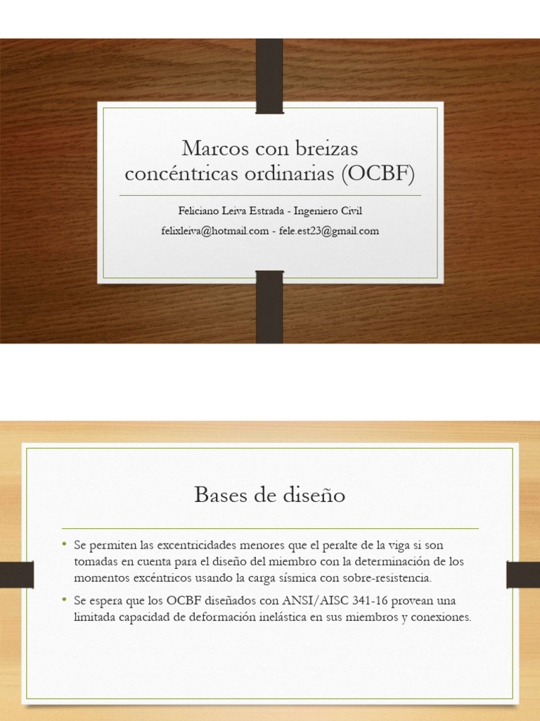 OCBF | PDF | Viga (Estructura) | Mecánica de sólidos