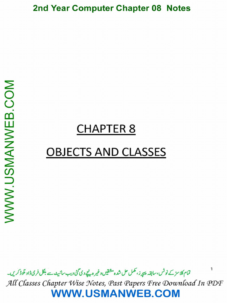 12th Computer Chapter 8 Notes | PDF