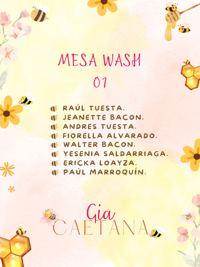 Lista de Mesas Baby Shower | PDF