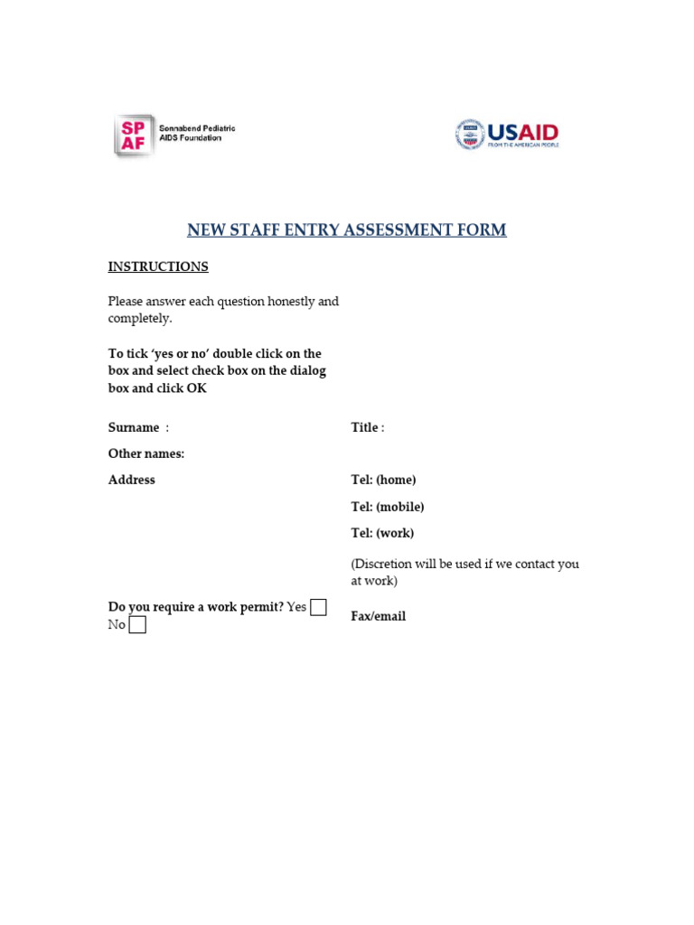 New Staff Assessment Form | Download Free PDF | Criminal Law | Common Law