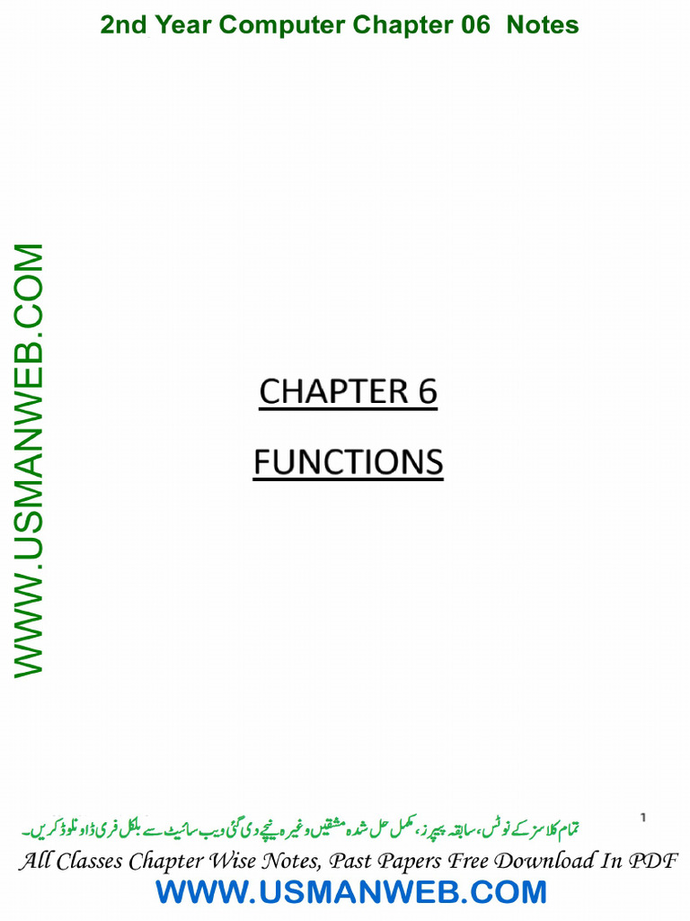 12th Computer Chapter 6 Notes | PDF