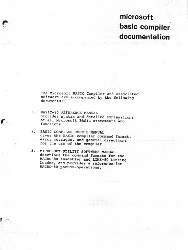 BASIC Compiler | PDF